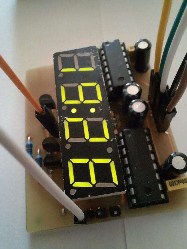 4 Digits 7 Segments Ca Display Module With 74hc595