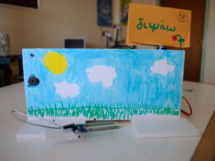 Plant Watering Alarm System With Arduino