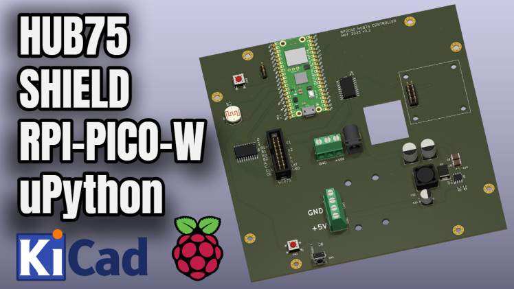 Rpi Pico Controlled Matrix Display - Hub75 Style