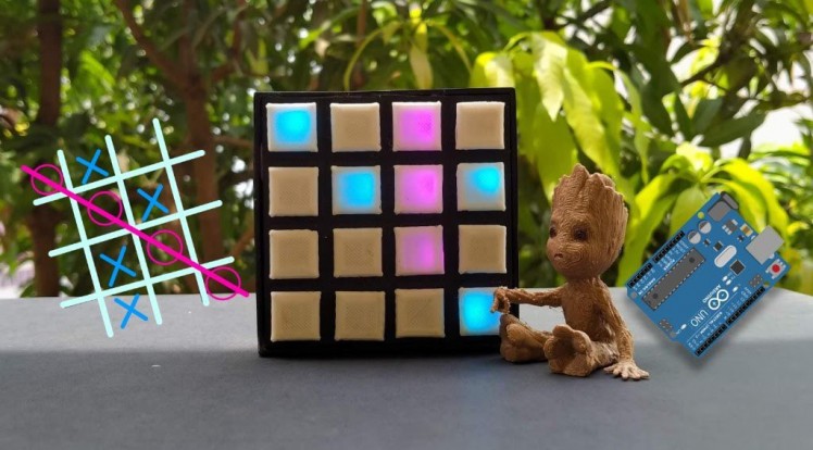 Diy Arduino Tic Toc Toe Game