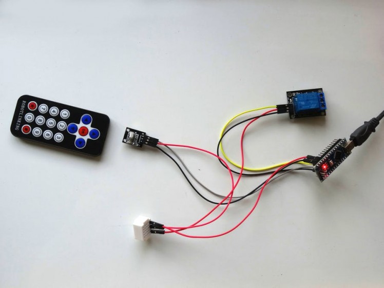 Arduino Nano And Visuino: Infrared Remote Controlled Relay