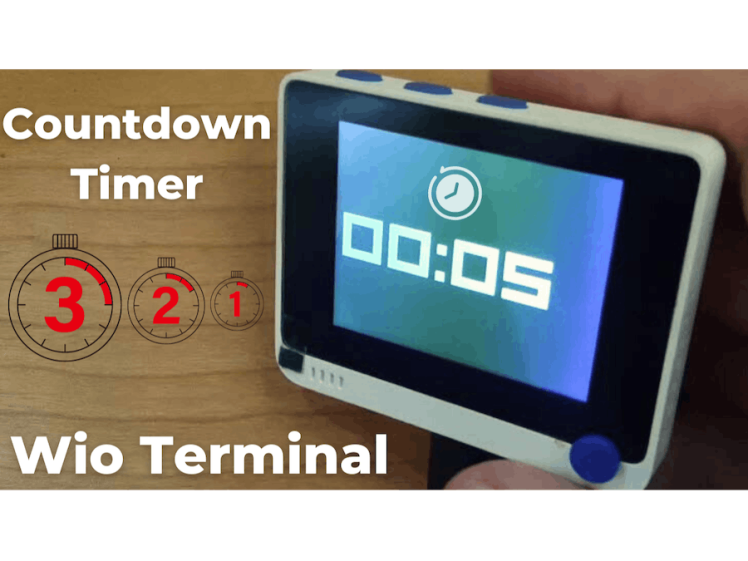 Seeedstudio Wio Terminal Countdown Timer