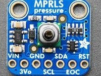Adafruit Mprls - Pressure Sensor Using Visuino Custom Code