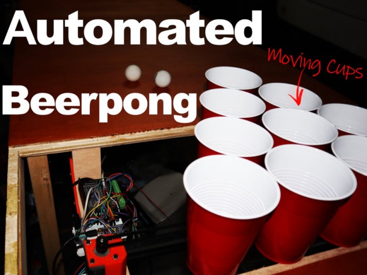 Automated Beerpong Game - Moving Cups!